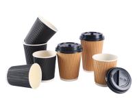 China Custom Printed Paper Coffee Cups 7Oz 16Oz Disposable for sale