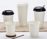 China Custom Printed Paper Coffee Cups 7Oz 16Oz Disposable for sale