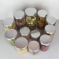 China 1000ml Plastic Screw Cap Jars 89mm 100mm 65mm Plastic Spice Bottles for sale