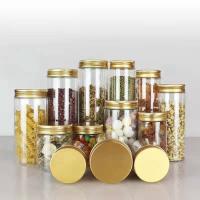 China 100mm Neck Dia Plastic Screw Cap Jars Cookies Mag Container 1460ml for sale