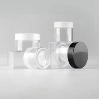 China 49mm Neck Dia Plastic Screw Cap Jars Mask Pot 50g Hair Cream Jar for sale