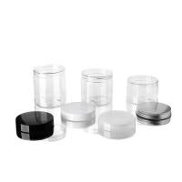 China 49mm Neck Dia Plastic Screw Cap Jars Mask Pot 50g Hair Cream Jar for sale