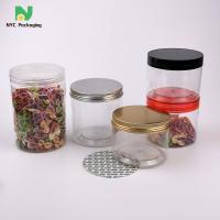 China Flip Top Cap Cashew Nuts Plastic Container Jar 310ml 120g Airtight Clear Candy Cans With Ring Pull Top Lid for sale