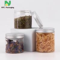 China Flip Top Cap Cashew Nuts Plastic Container Jar 310ml 120g Airtight Clear Candy Cans With Ring Pull Top Lid for sale