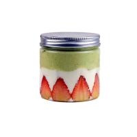 China Cylinder Honey Pot Jar PET Cream Spice Can For Butter Paste 130ml 4oz for sale
