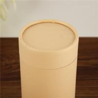 China Silkscreen Printing Paper Tube Container For Coffee Tea Kraft Cylinder Packaging for sale