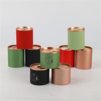 China OEM Food Grade Cardboard Tube Packaging Kraft Paper Tube Box For Tea for sale