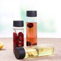 China 300ml 500ml Transparent Plastic Disposable Juice Bottles For Beverage for sale