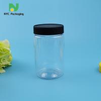 China 360ml 450ml 600ml Plastic Food Jars Peanut Butter Container for sale