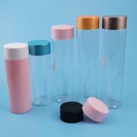 China 350ml 500ml Voss Style Plastic Juice Bottle With Colored Screw Lid for sale