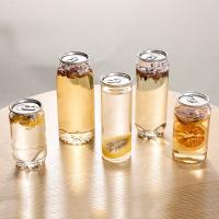 China 210ml 350ml 500ml Clear Plastic Beer Cans / Juice Cans Custom for sale