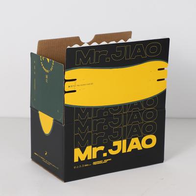 China Shipping Carton Box Self Adhesive Zipper Tear Corrugated Paper Packaging Box for sale