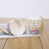 China Paper Custom Ice Cream Containers Ice Cream Packaging Box for sale