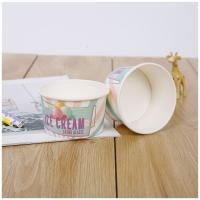 China Paper Custom Ice Cream Containers Ice Cream Packaging Box for sale