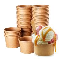 China Paper Custom Ice Cream Containers Ice Cream Packaging Box for sale
