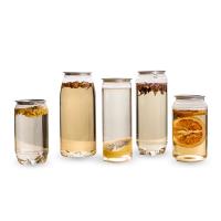 China 350ML 500ML Plastic Drinking Jar Pet Cans For Soft Drinking for sale