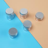 China Clear Plastic Cream Jar Skin Care Cosmetic Jar With Lid 4oz 2oz 1oz for sale