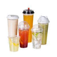 China Bubble Tea Coffee Juice 32oz Disposable Plastic Cup 7oz Pp Cup for sale