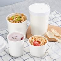 China Factory Direct Paper Custom Paper cup To Go Food Container For Restaurant for sale