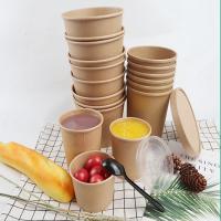 China Factory Direct Paper Custom Paper cup To Go Food Container For Restaurant for sale