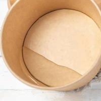 China Disposable Kraft Paper Soup Cup Bowl With Paper Lid Take Away Lunch Packing Takeout Box for sale
