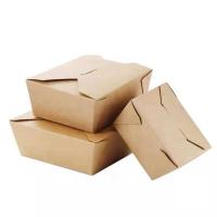 China OEM Disposable Box Packaging For Food Custom Print Box Biodegradable for sale