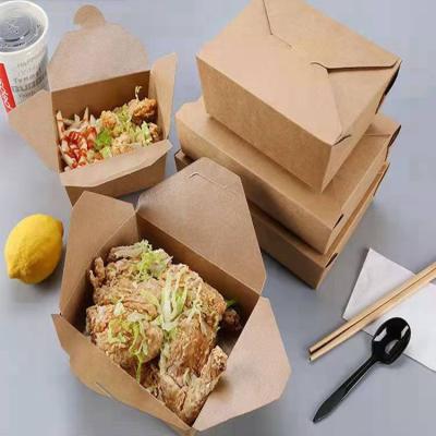 China Wholesale Paper Restaurant Take Out Box Food To Go Container for sale
