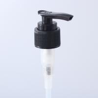 China Non Spill 24/400 24/410 Black Plastic Lotion Pump Head for Hand Sanitizer Cosmetic Bottle for sale