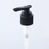 China Non Spill 24/400 24/410 Black Plastic Lotion Pump Head for Hand Sanitizer Cosmetic Bottle for sale