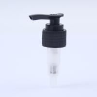 China Non Spill 24/400 24/410 Black Plastic Lotion Pump Head for Hand Sanitizer Cosmetic Bottle for sale
