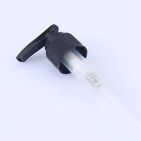 China Non Spill 24/400 24/410 Black Plastic Lotion Pump Head for Hand Sanitizer Cosmetic Bottle for sale