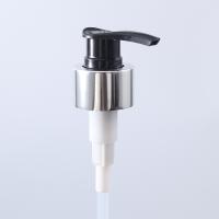 China 24/410 28/410 Black Plastic Lotion Pump Lids for Luxury Aluminum Dispenser Custom Order for sale