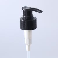 China 28mm Matte Black Plastic Lotion Pump with Long Nozzle Non Spill for Skin Care Bottles for sale