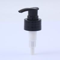 China 28mm Matte Black Plastic Lotion Pump with Long Nozzle Non Spill for Skin Care Bottles for sale