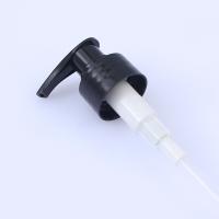 China 28mm Matte Black Plastic Lotion Pump with Long Nozzle Non Spill for Skin Care Bottles for sale