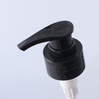 China 28mm Matte Black Plastic Lotion Pump with Long Nozzle Non Spill for Skin Care Bottles for sale
