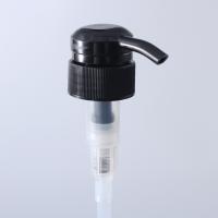 China Custom Order Accepted White Ribbed Cap and Non Spill Pump for 33/410 Lotion Bottle for sale