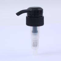 China Custom Order Accepted White Ribbed Cap and Non Spill Pump for 33/410 Lotion Bottle for sale