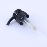 China Custom Order Accepted White Ribbed Cap and Non Spill Pump for 33/410 Lotion Bottle for sale