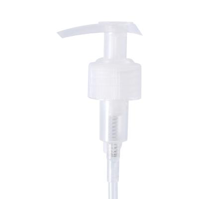 China 24mm 28mm Plastic Lotion Pump for Cosmetics Shampoo Body Milk Emulsion Bottles Non Spill for sale