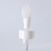 China 42 Teeth Press Foam Pump Head with Silicone Foam Brush for Face Massage and Cleansing for sale
