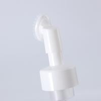 China 42 Teeth Press Foam Pump Head with Silicone Foam Brush for Face Massage and Cleansing for sale