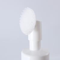 China 42 Teeth Press Foam Pump Head with Silicone Foam Brush for Face Massage and Cleansing for sale