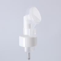 China 42 Teeth Press Foam Pump Head with Silicone Foam Brush for Face Massage and Cleansing for sale
