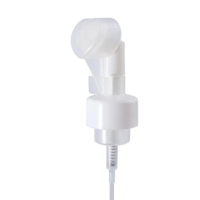 China Non Spill Plastic Bottle with Foam Pump Tops and Silicone Brush Cap 100ml for Beauty Care for sale