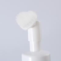 China Non Spill Plastic Bottle with Foam Pump Tops and Silicone Brush Cap 100ml for Beauty Care for sale
