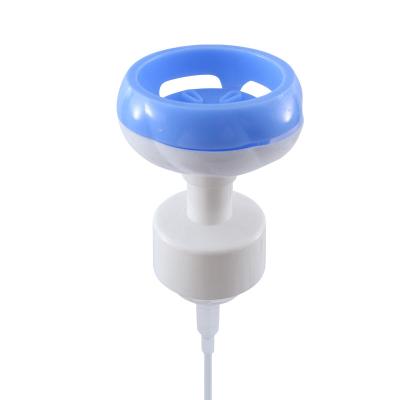China Non Spill Plastic Flower Shape Foaming Liquid Hand Soap Dispenser Bottle 43/410 for sale