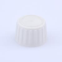 China 28/410 Plastic Tamper Evident Screw Cap for 100ml Amber Glass Syrup Bottles Non Spill for sale
