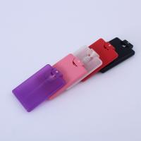 China 20ml PP Credit Card Perfume Hand Sanitizer Pocket Spray Bottle Non Spill for sale