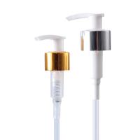 China Custom Color 28/410 Aluminum Lotion Pump Shiny Gold Silver for Cosmetic Bottles for sale